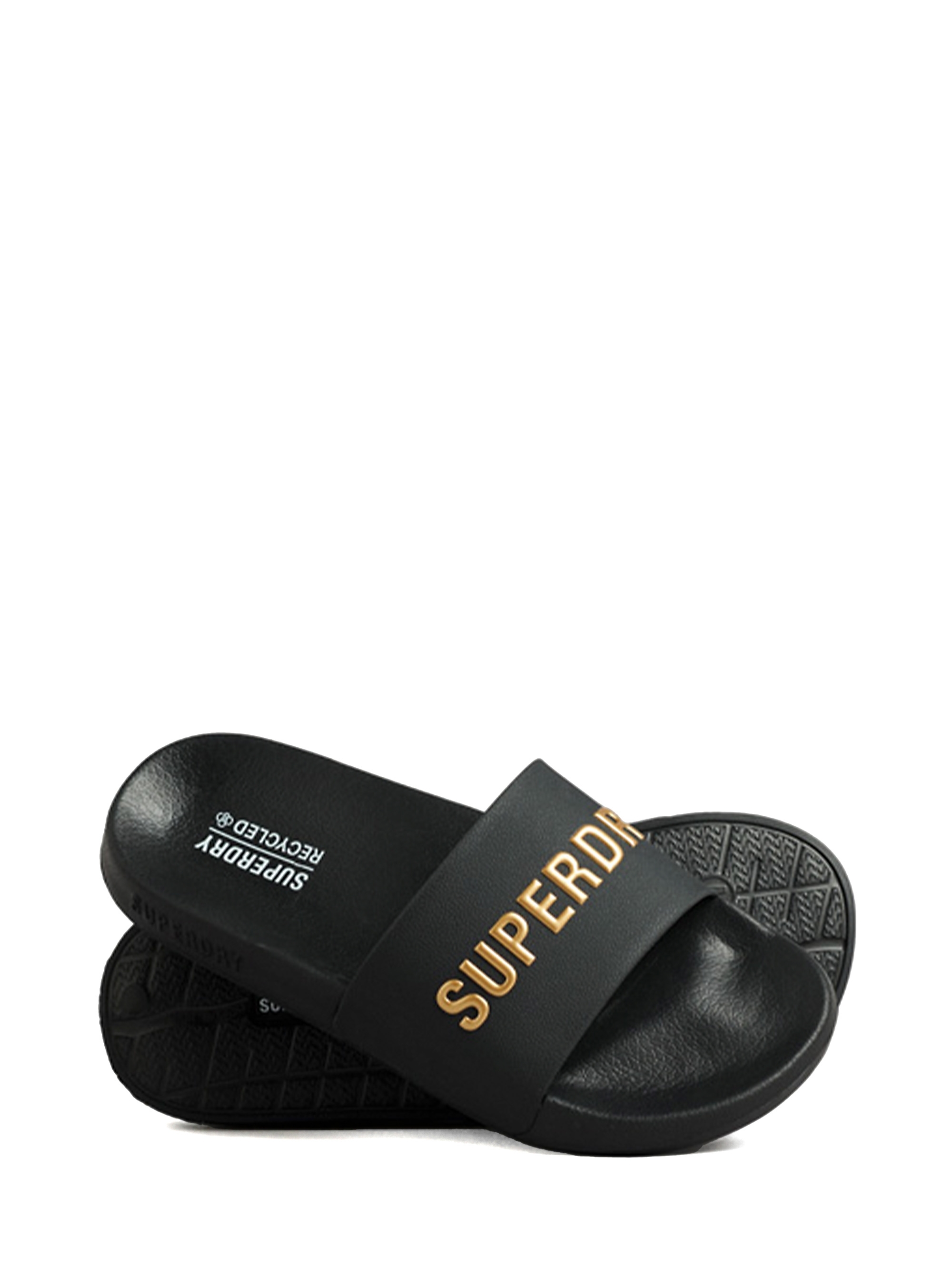 Superdry Code Logo Vegan Pool Slides