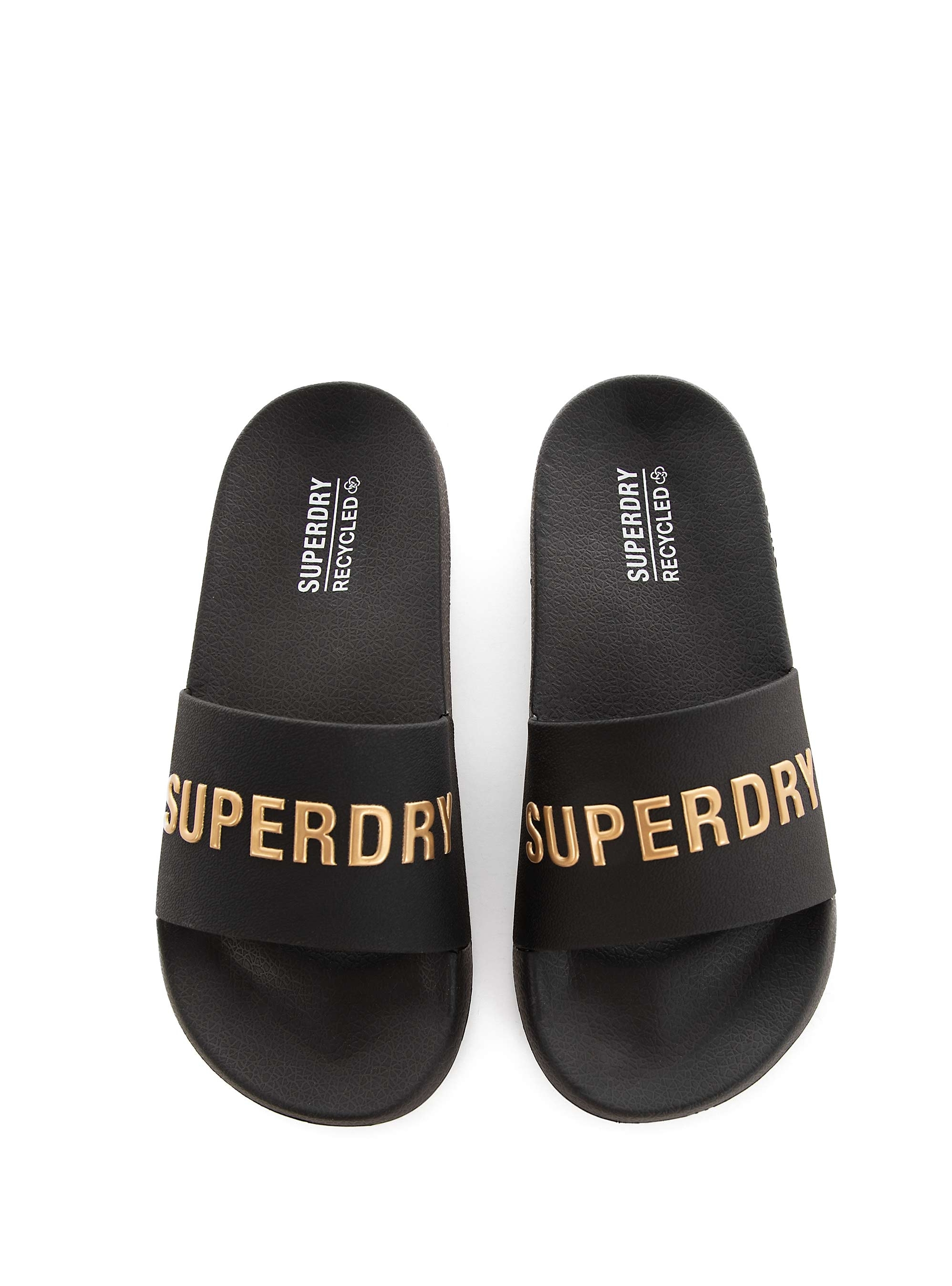 Superdry Code Logo Vegan Pool Slides