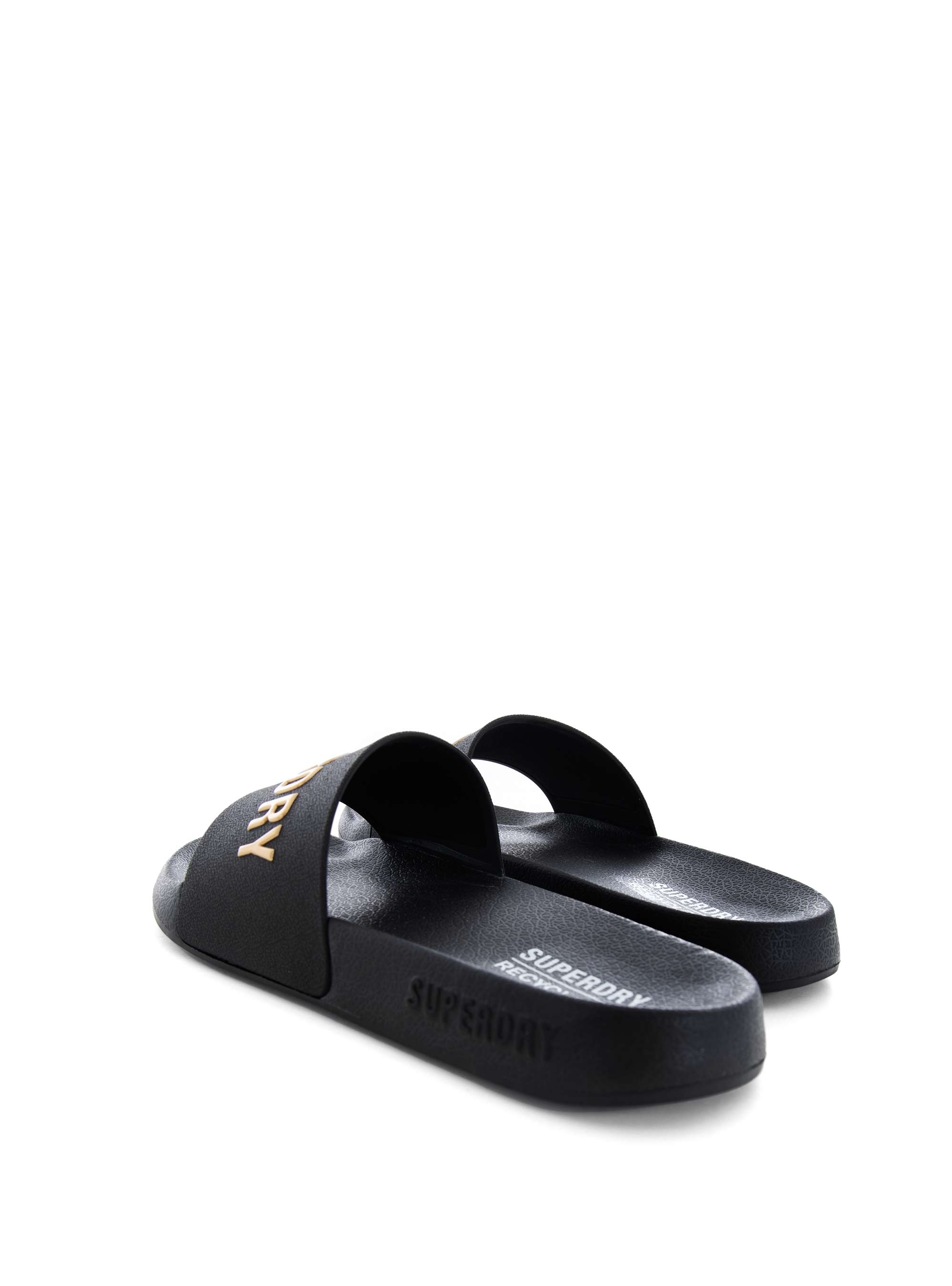 Superdry Code Logo Vegan Pool Slides
